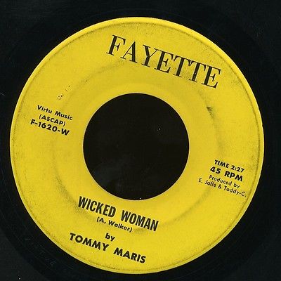 popsike.com - Tommy Maris - Wicked Woman - great obscure teener 45 HEAR ...