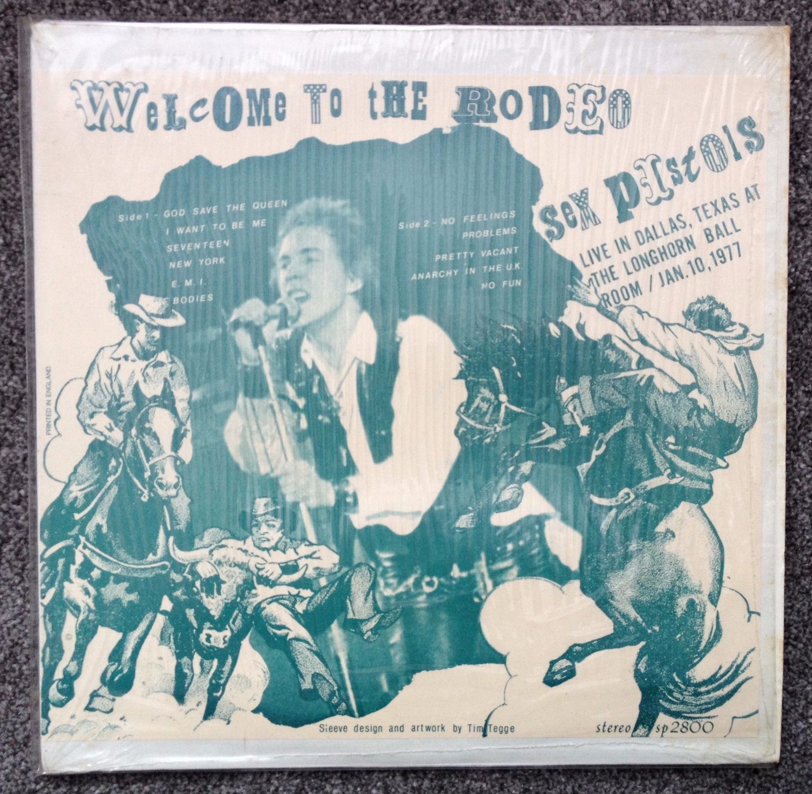 Sex Pistols Welcome To The Rodeo Bootleg Lp 1978 9196