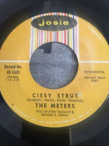 popsike.com - THE METERS - CISSY STRUT ORIG RARE FUNK 45 SAMPLED EX ...