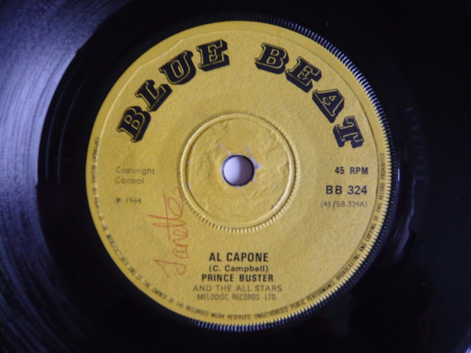 popsike.com - Prince Buster Al Capone / One Step Beyond 1964 UK Blue ...