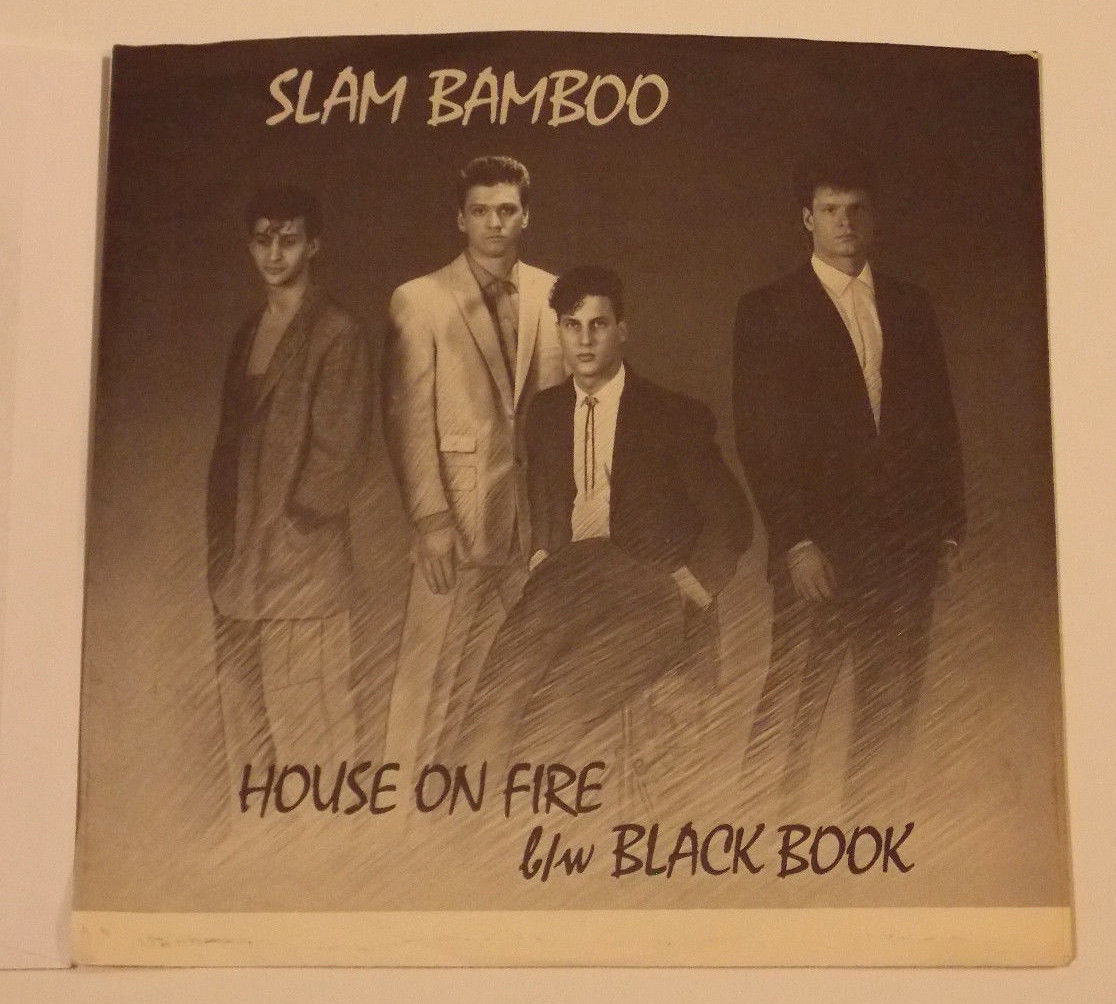 popsike.com - SLAM BAMBOO 45 House Of Fire Cleveland Synth Pop TRENT ...