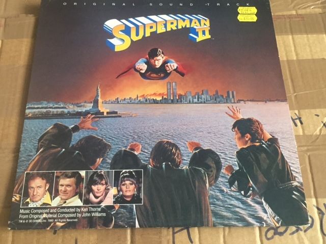 popsike.com - Superman II Vinyl Record 1981 Original Soundtrack Laser ...
