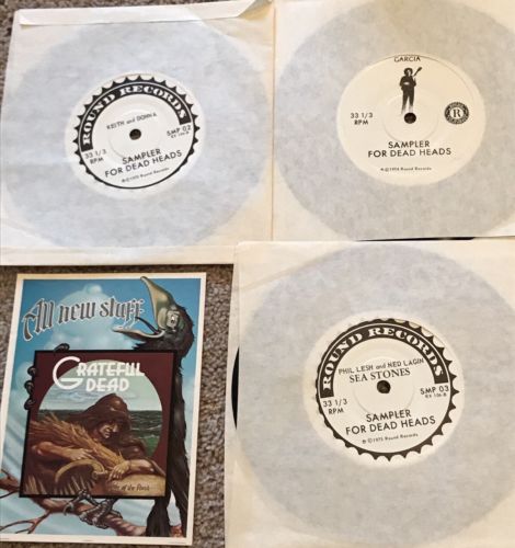 popsike.com - 1975 Grateful Dead Sampler For Dead Heads (3) 33RPM Round ...