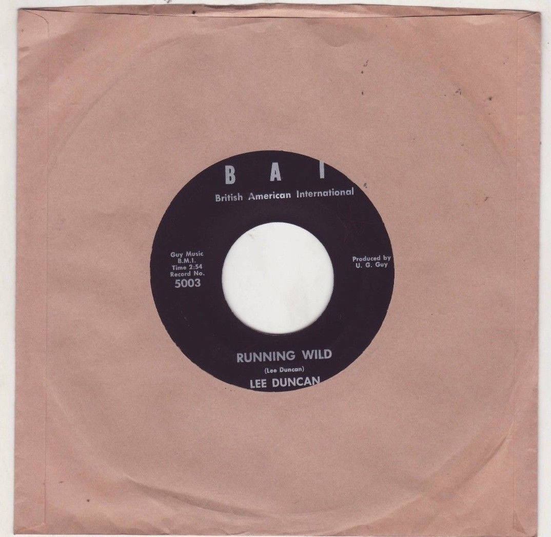 popsike.com - Lee Duncan Running Wild After the Party BAI 5003 45 Near ...