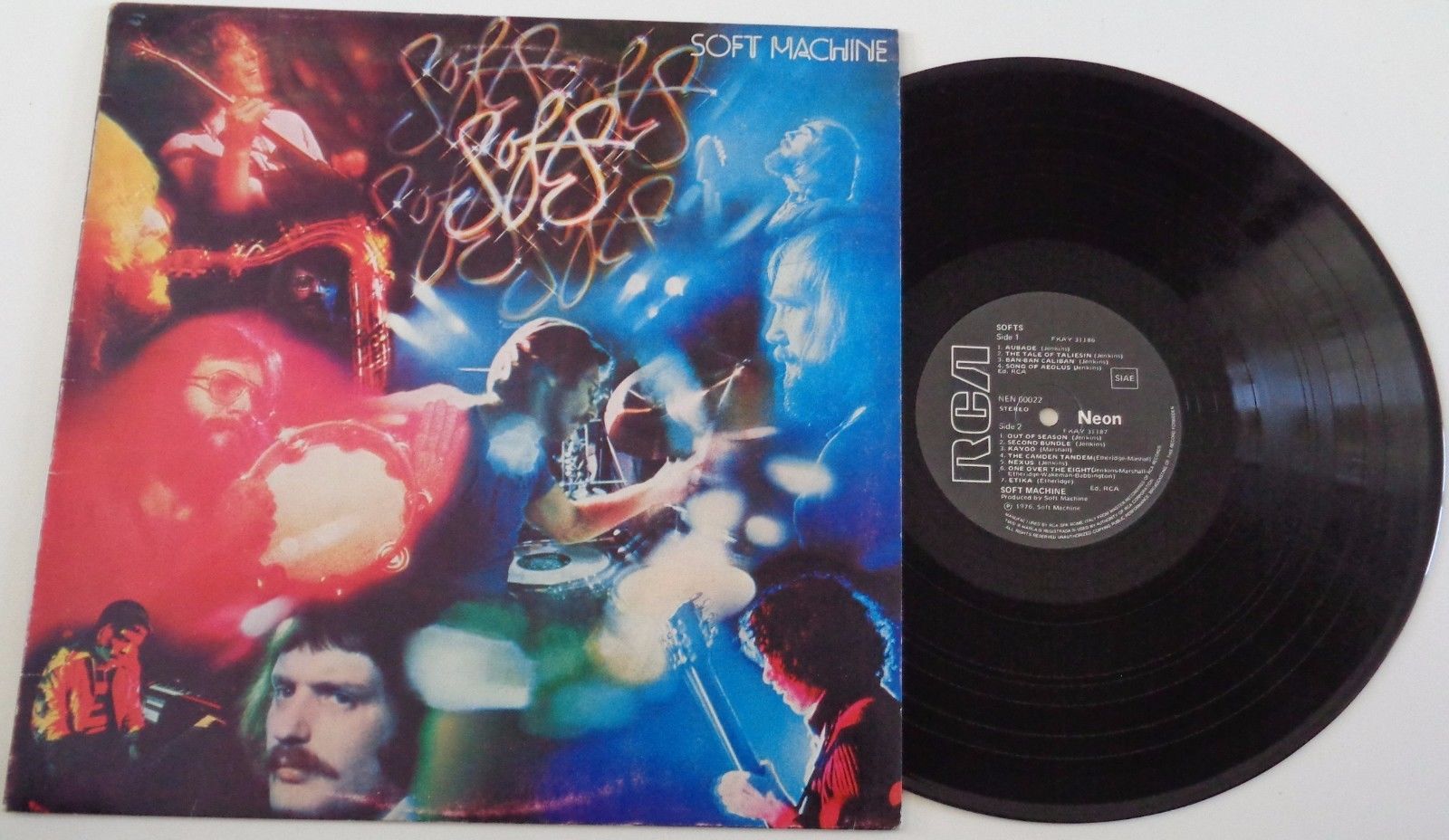 popsike.com - 75C Soft Machine Softs (NEN 00022) Italian pressing LP ...