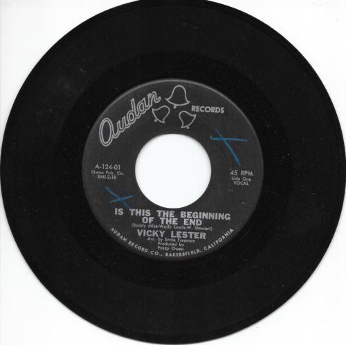 popsike.com - Teener Popcorn 45 VICKY LESTER Is This The Beginning Of ...