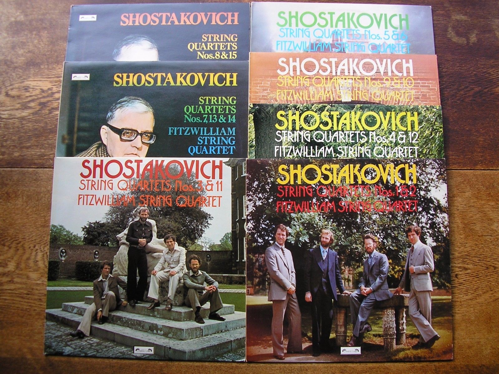 popsike.com - SHOSTAKOVICH: THE STRING QUARTETS FITZWILLIAM STRING QUARTET 7LP NM - auction details