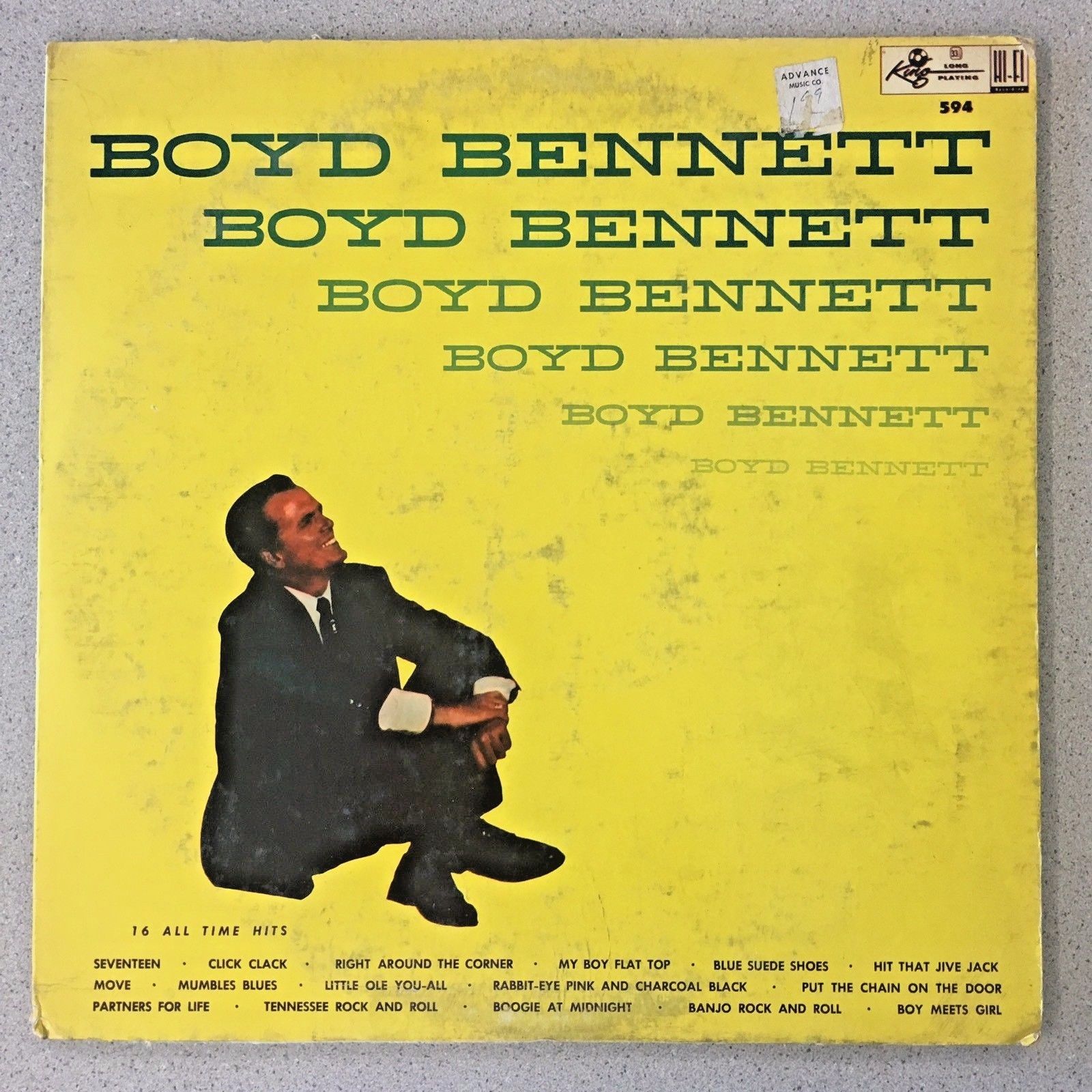 popsike.com - BOYD BENNETT & his ROCKETS 16 All Time Hits KING 594 ...