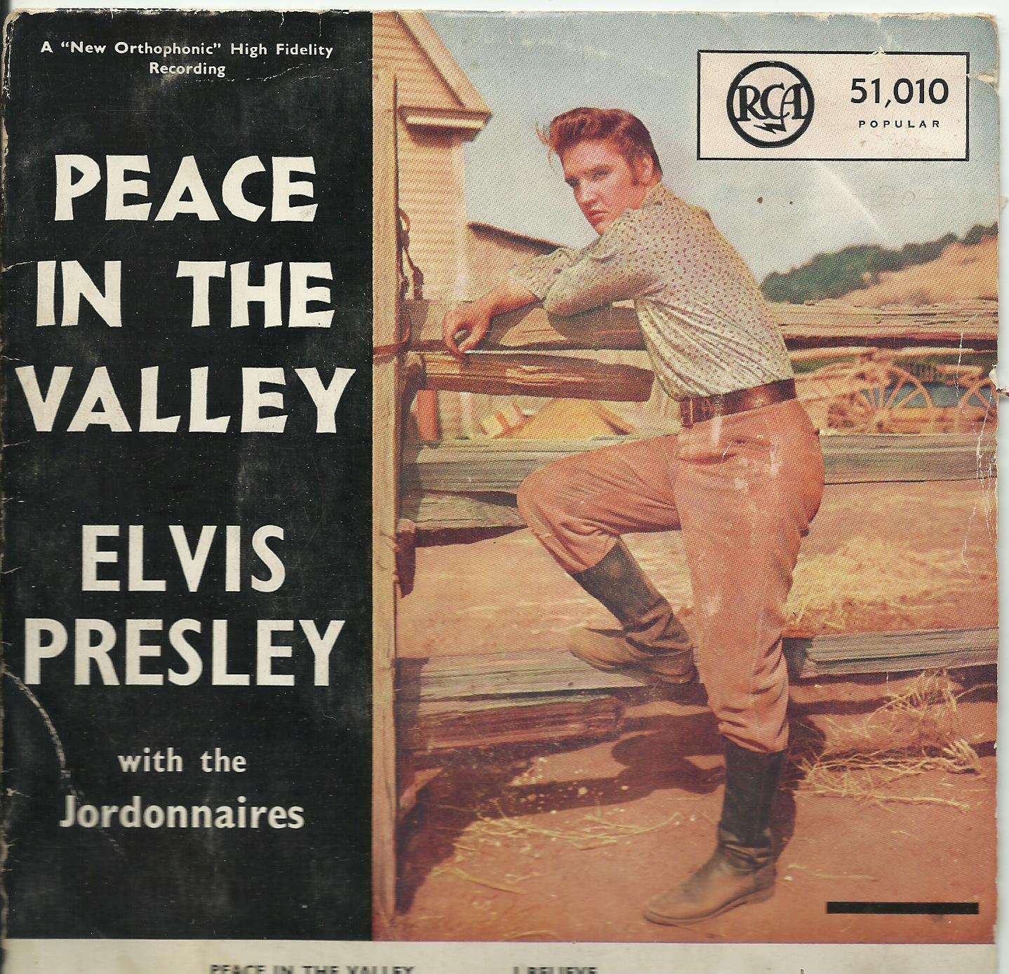 popsike.com - ELVIS PRESLEY MEGA RARE SOUTH AFRICA PS EP PEACE IN THE ...