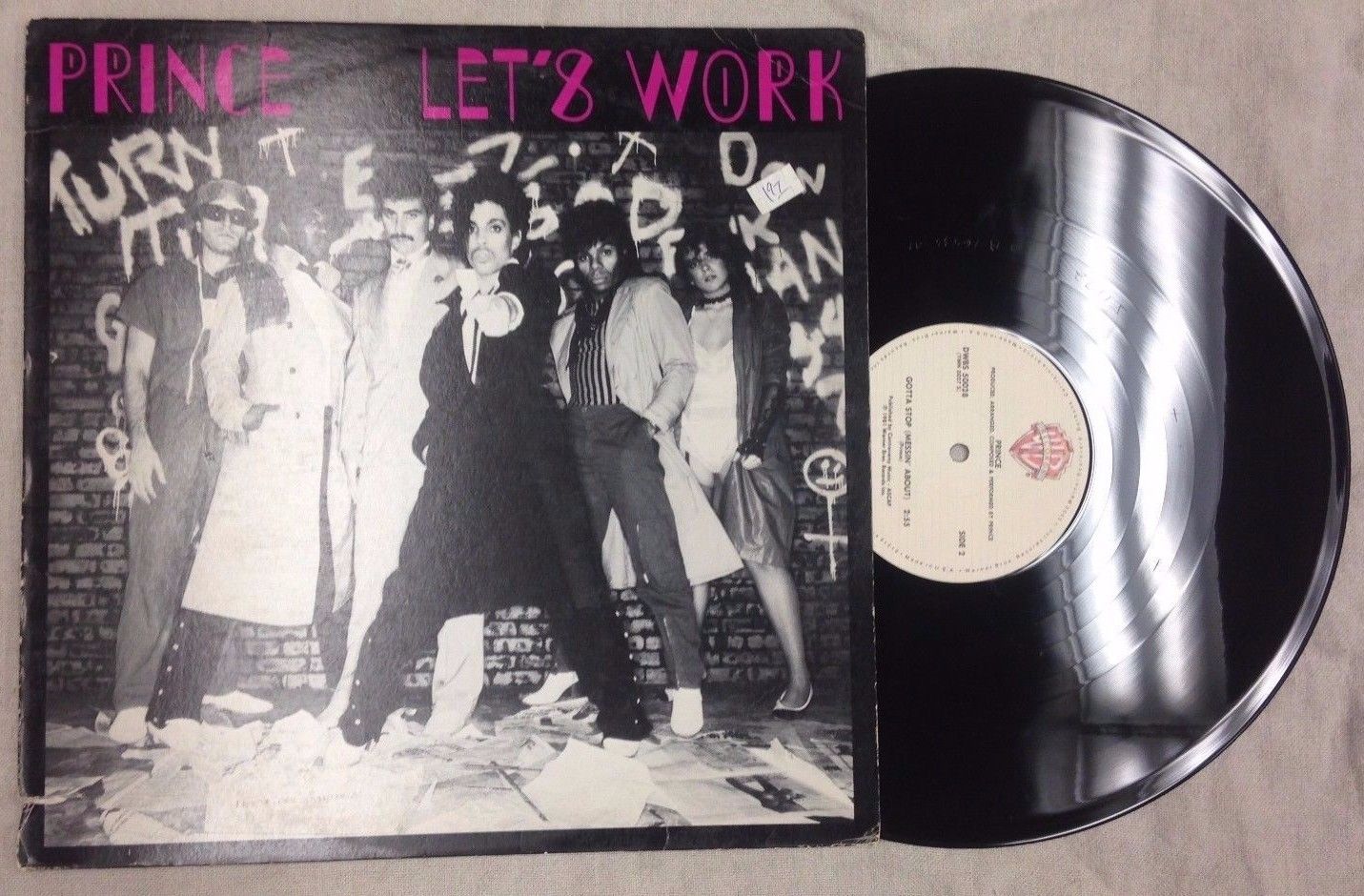 popsike.com - PRINCE LET'S WORK/GOTTA STOP 12" PROMO WARNER BROTHERS LP ...