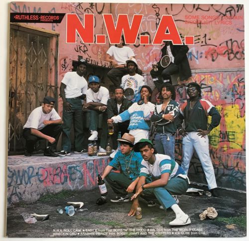 popsike.com - NWA N.W.A. VINYL LP Album 1988 Ruthless Topzustand Mega RAR Eazy E. Dre Ice Cube ...