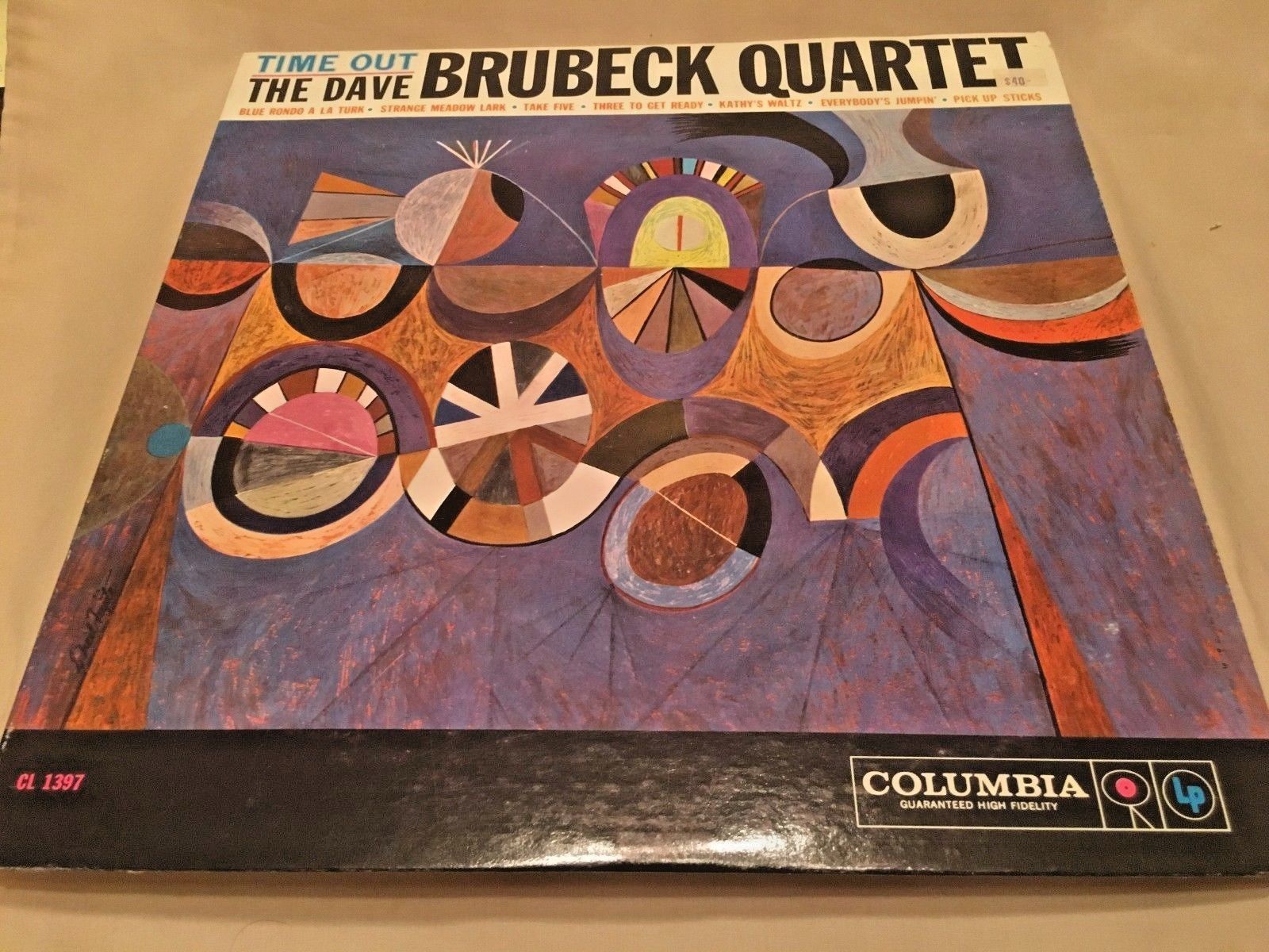 popsike.com - Dave Brubeck Quartet - TIME OUT - Orig. 6 Eye Logo WHITE ...