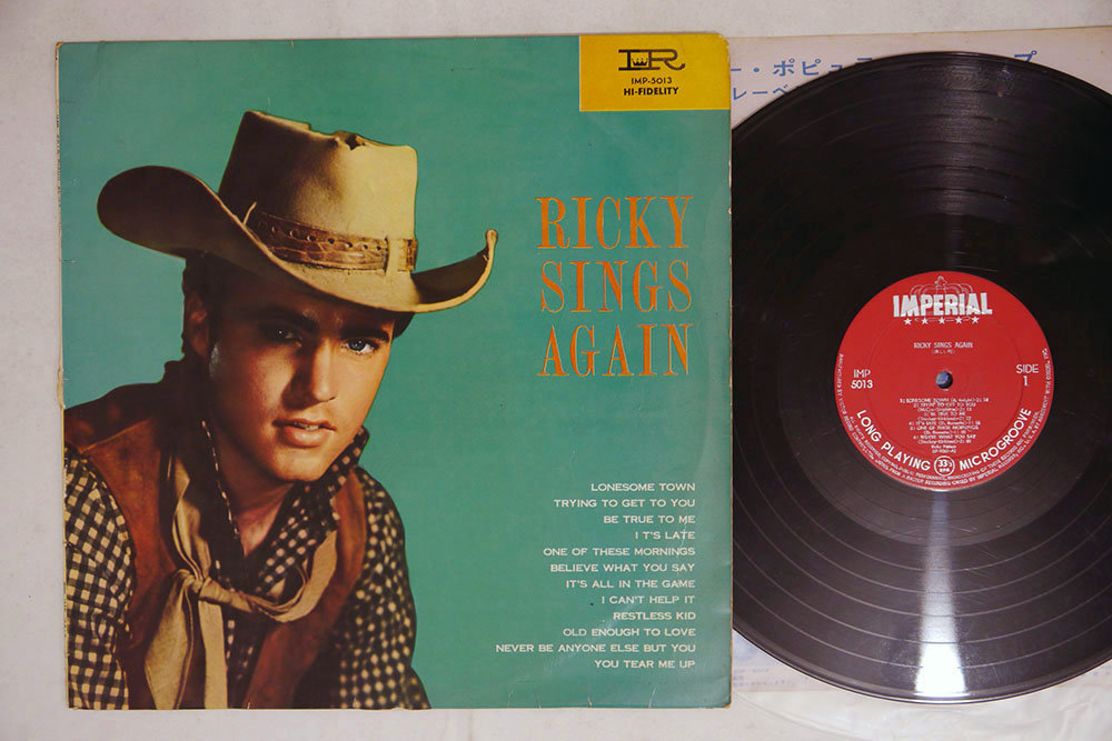 popsike.com - RICKY NELSON SINGS AGAIN IMPERIAL IMP 5013 Japan Vinyl LP ...