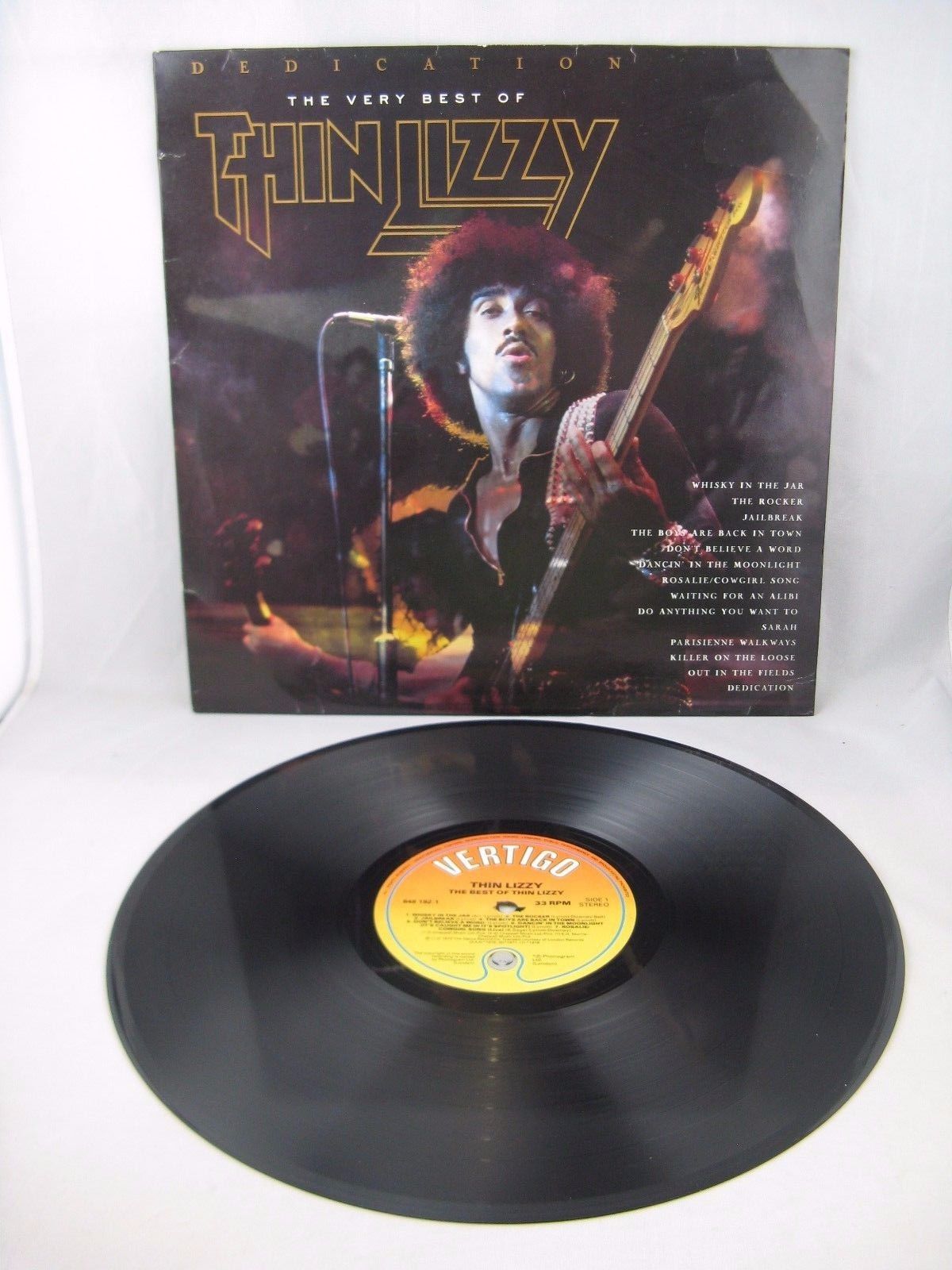 popsike.com - THIN LIZZY - "DEDICATION - THE VERY BEST OF" - 1991 UK 1st PRESS A1U/B1U - NM/EX ...