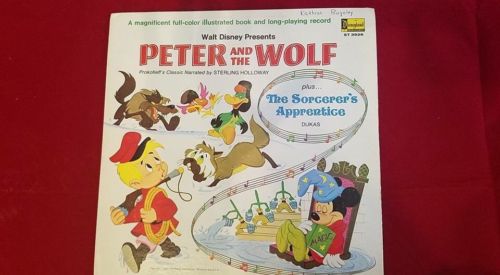 popsike.com - Walt Disney Presents Peter and the Wolf plus sourcerer's apprentice - auction details
