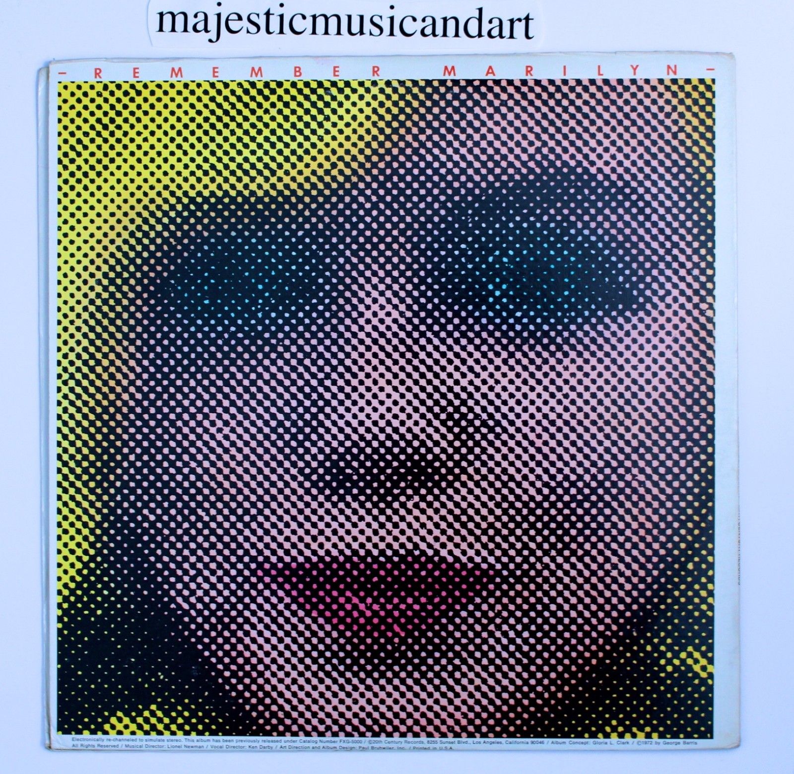 popsike.com - MARILYN MONROE LP RECORD +BOOK BERT STERN PHOTOS POP ART ...