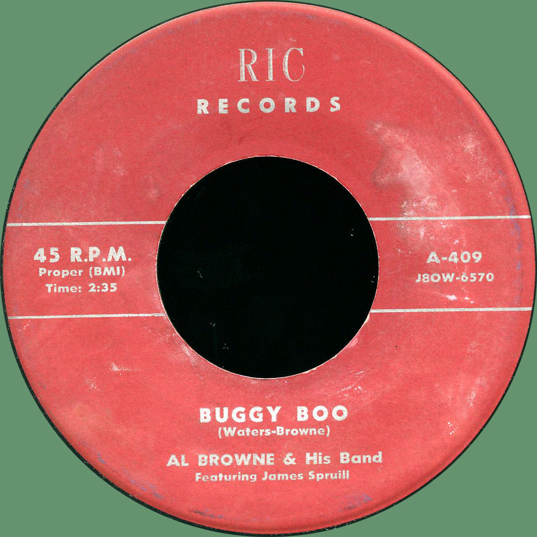 popsike.com - AL BROWNE BAND (w/ James Spruill) Buggy Boo / Working Out ...