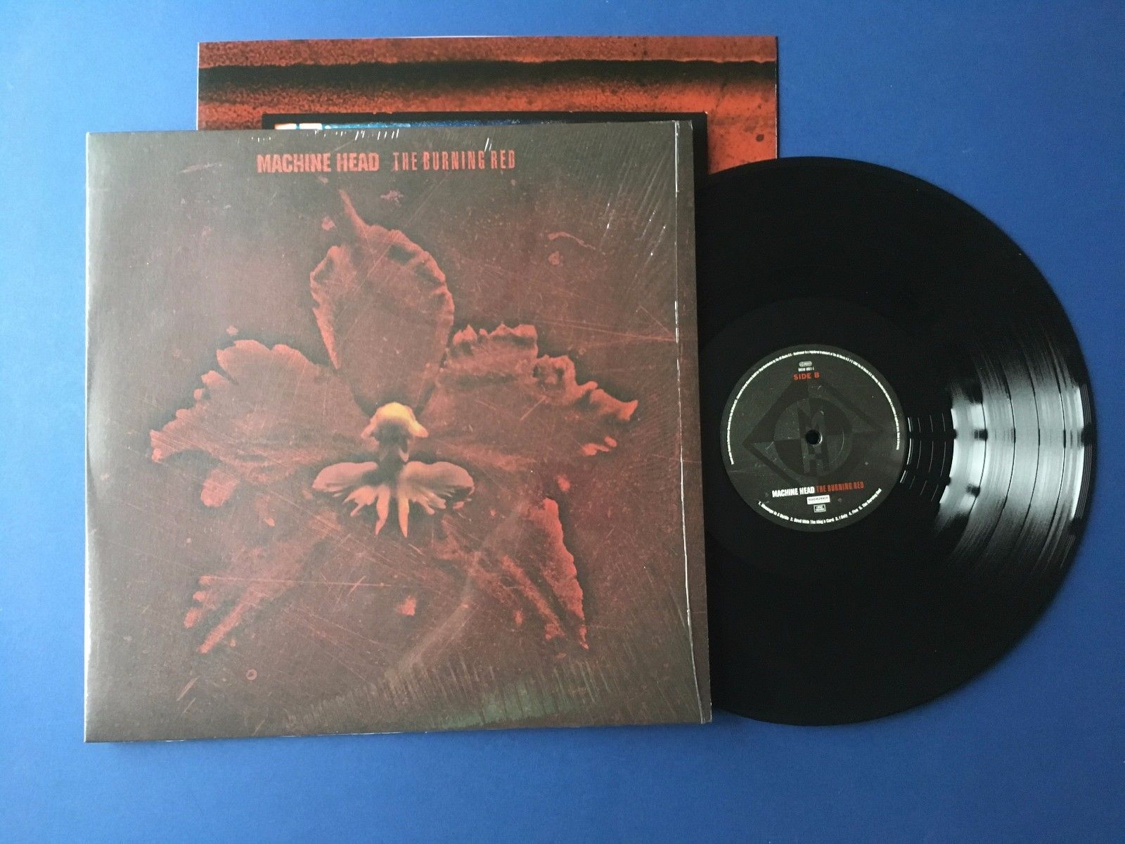 popsike.com - Machine Head - The Burning Red Vinyl LP Road Runner Cargo ...