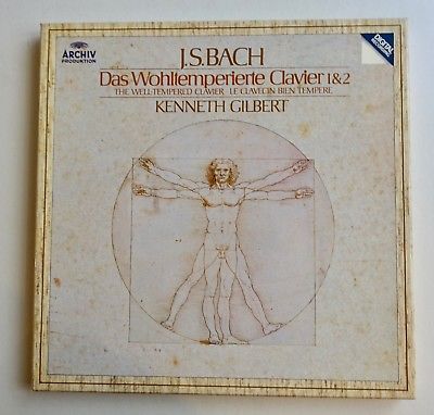 popsike.com - 5 x LP's Box BACH Wohltemperierte Clavier 1 & 2 KENNETH ...
