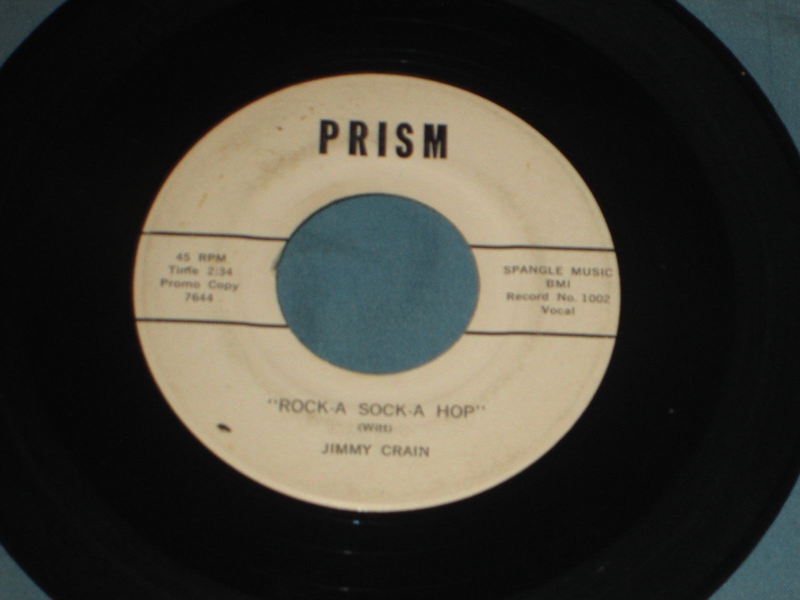 popsike.com - 45 record sale Rare Rockabilly JIMMY CRAIN Prsim #1001 ...
