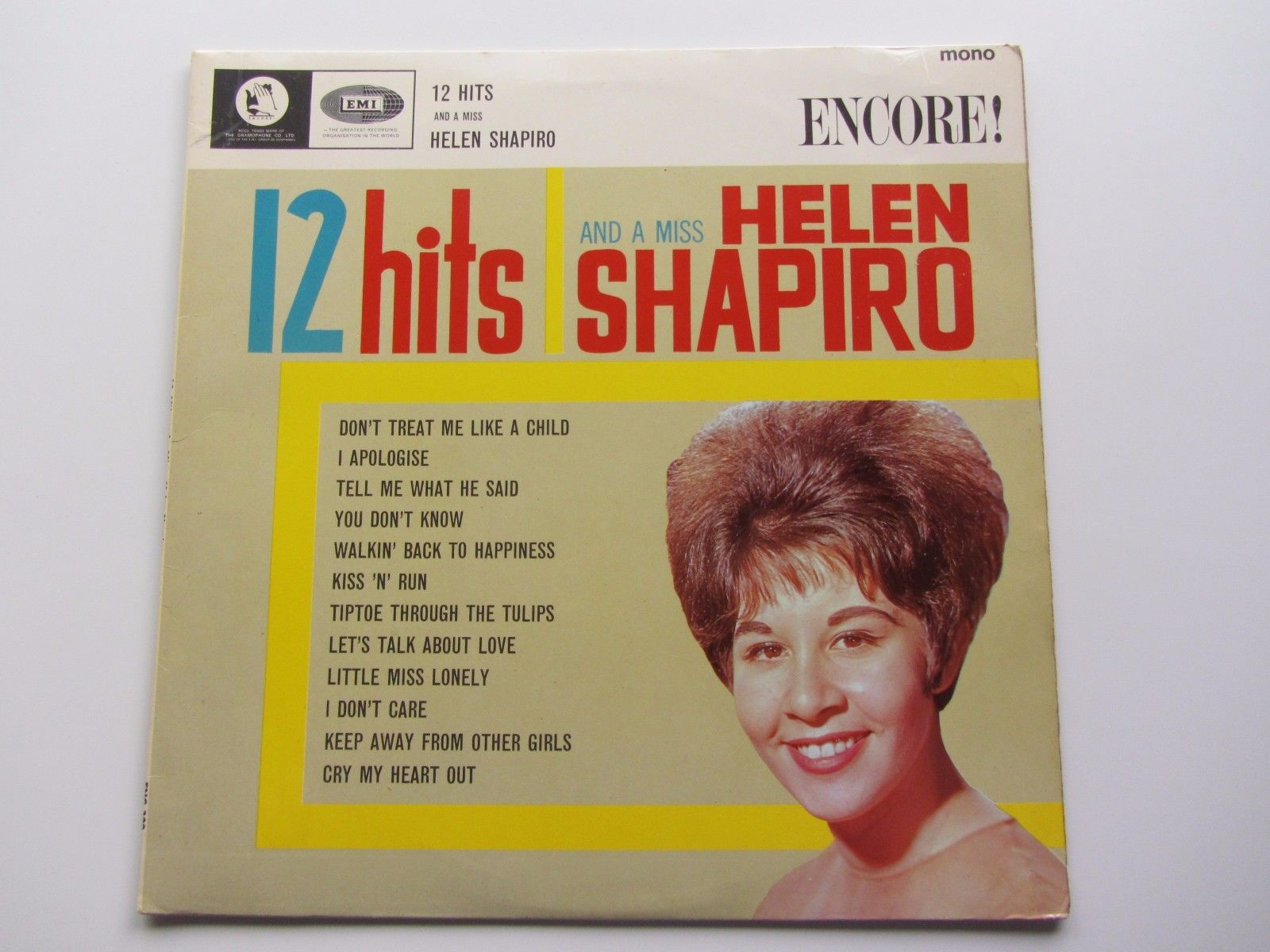 popsike.com - HELEN SHAPIRO ORIG 1965 U.K. LP 12 HITS AND A MISS RARE ...