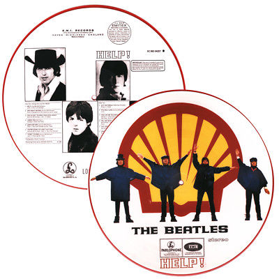 popsike.com - The Beatles 'Help' (Shell) Picture Disc Vinyl - auction ...