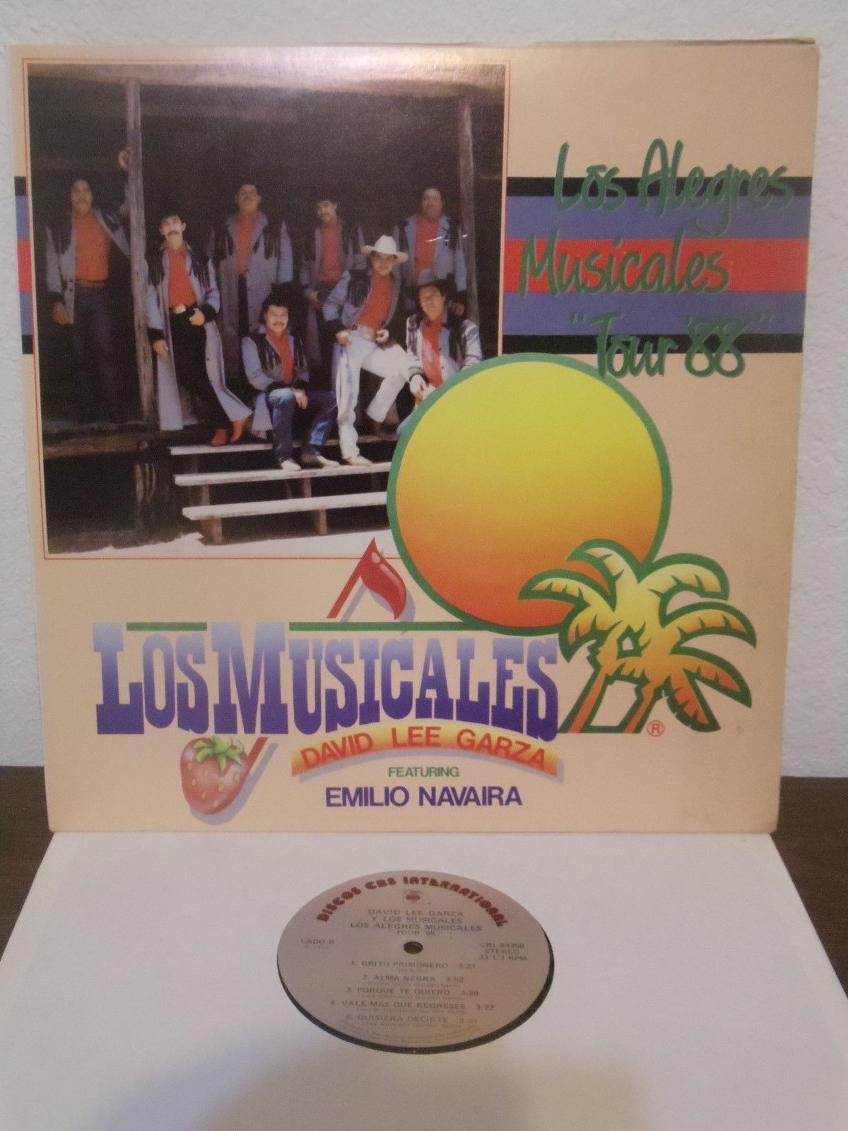 popsike.com - DAVID LEE GARZA Y LOS MUSICALES-Tour 88 LP RARE TEJANO ...