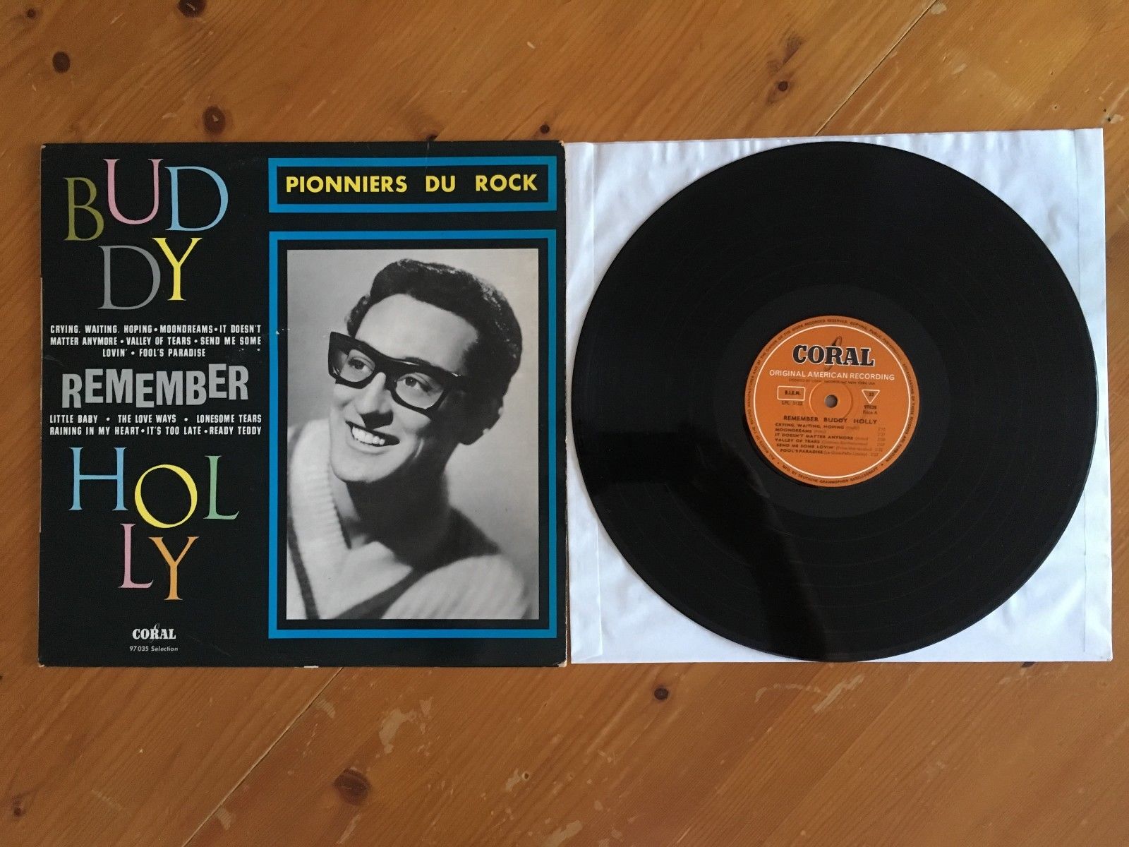 popsike.com - BUDDY HOLLY ORIGINAL FRANCE LP 1964 CORAL 97035 REMEMBER ...