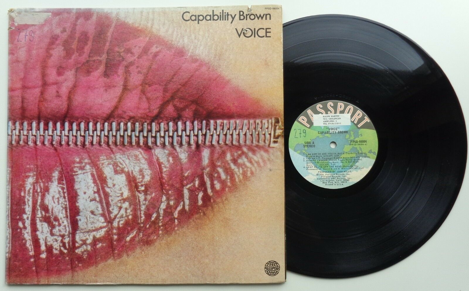popsike.com - 158A Capability Brown Voice (PPSD-98004) US LP in FOC, passport 1974 - auction details