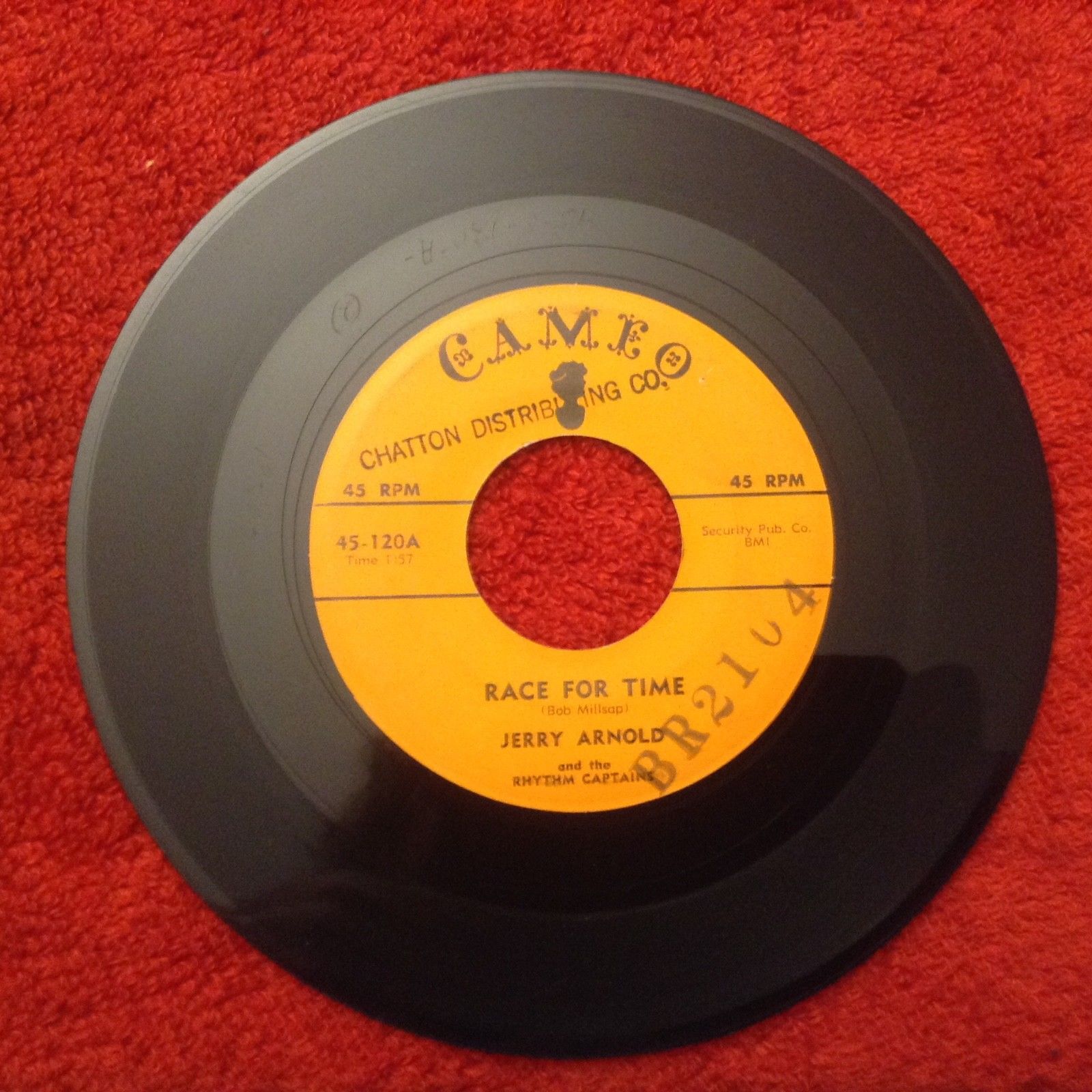popsike.com - 1957 ORIGINAL ROCKABILLY 45 JERRY ARNOLD Race For Time ...
