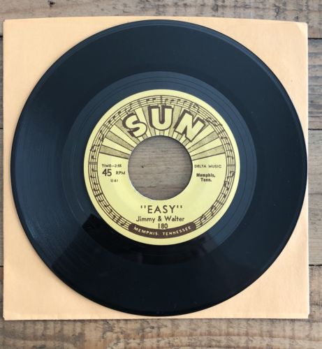 popsike.com - Jimmy & Walter - Sun Records 45 No. 180 - ‘Easy” and ...