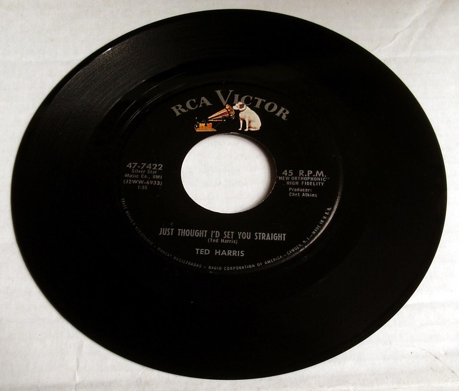 popsike.com - TED HARRIS "Just Thought I'd Set You Straight" RARE RCA ...