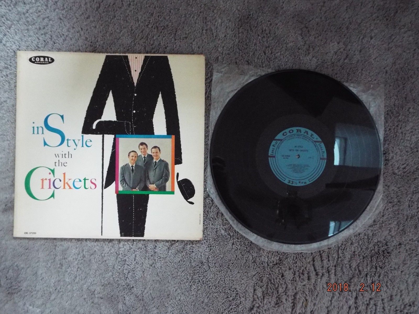 popsike.com - RARE ROCKABILLY-THE CRICKETS (BUDDY HOLLY)-IN STYLE-DG ...