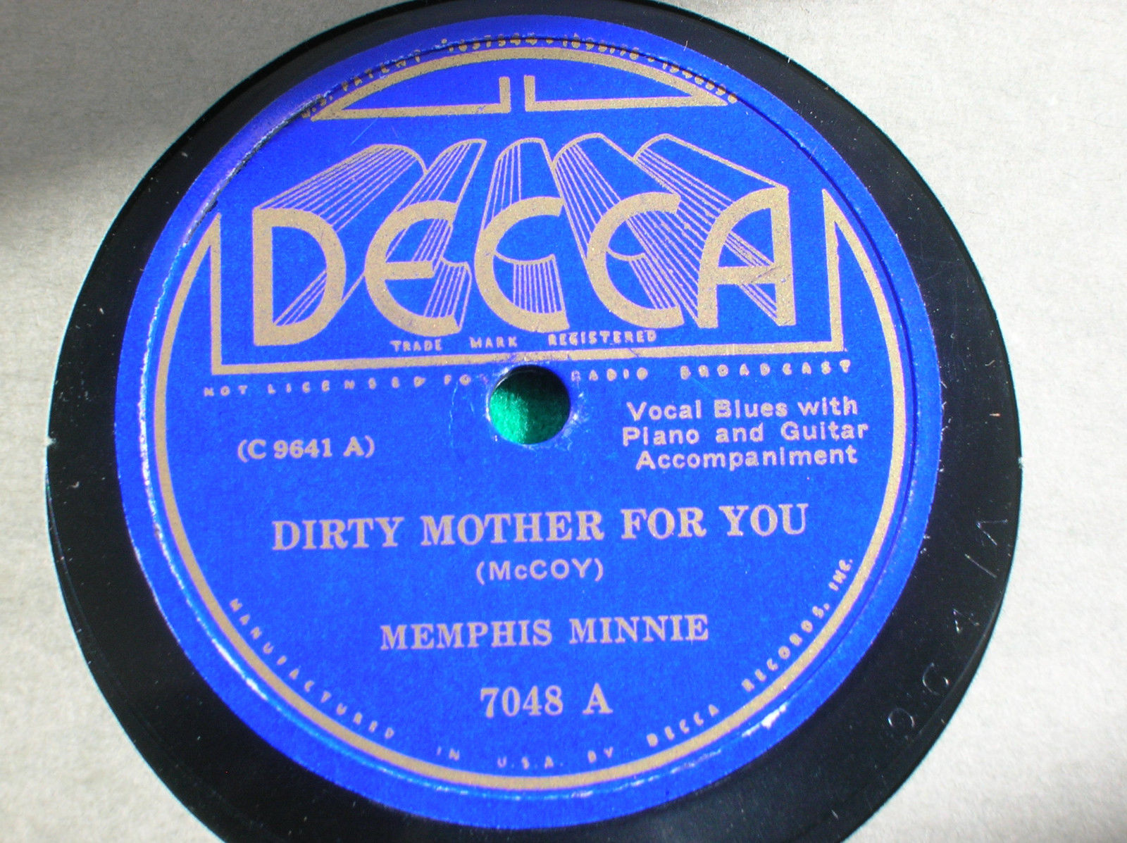 popsike.com - 78rpm- Blues, jazz, country 1920s-30s- Memphis Minnie ...