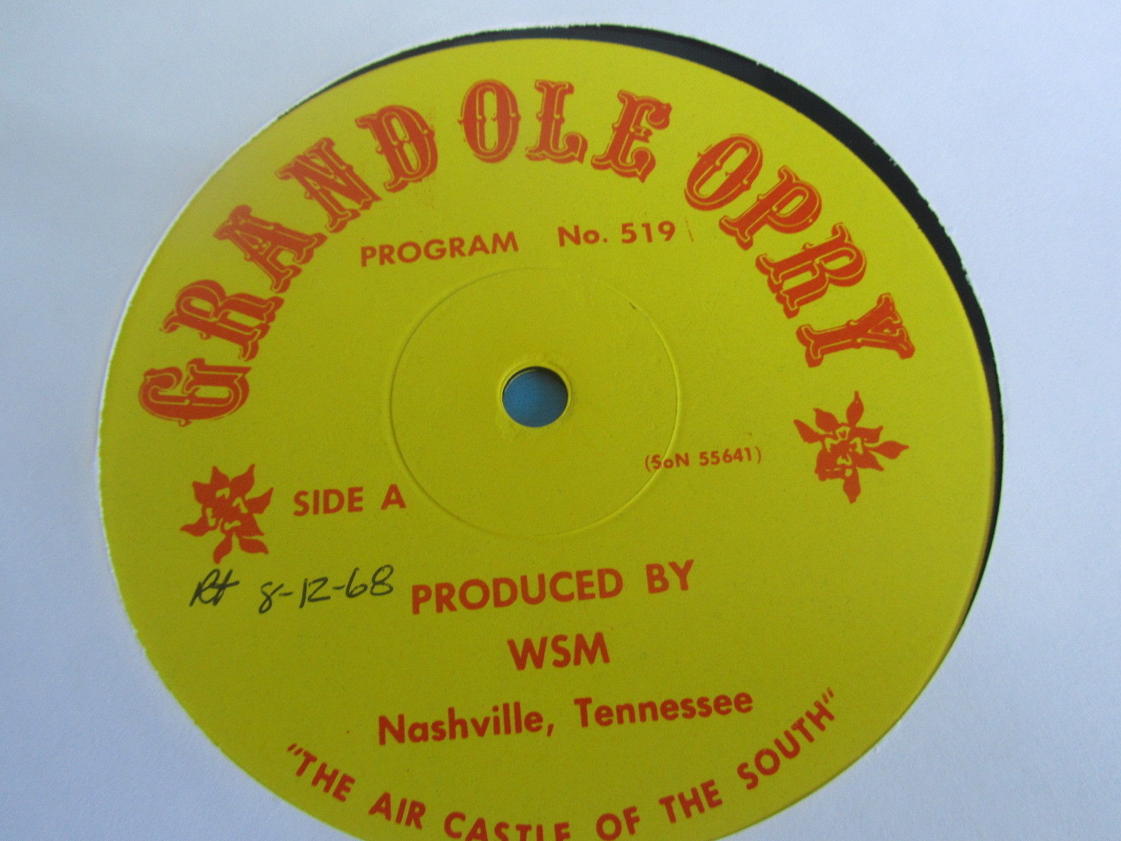 popsike.com - Grand Ole Opry WSM Radio Program 519 Marty Robbins SoN ...