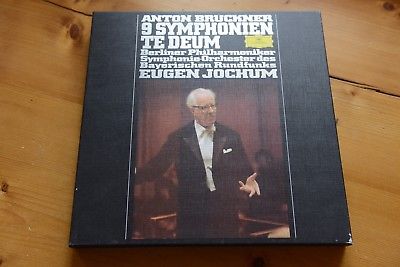 popsike.com - BRUCKNER 9 Symphonien & Te Deum JOCHUM BPO 11 LP box DGG ...