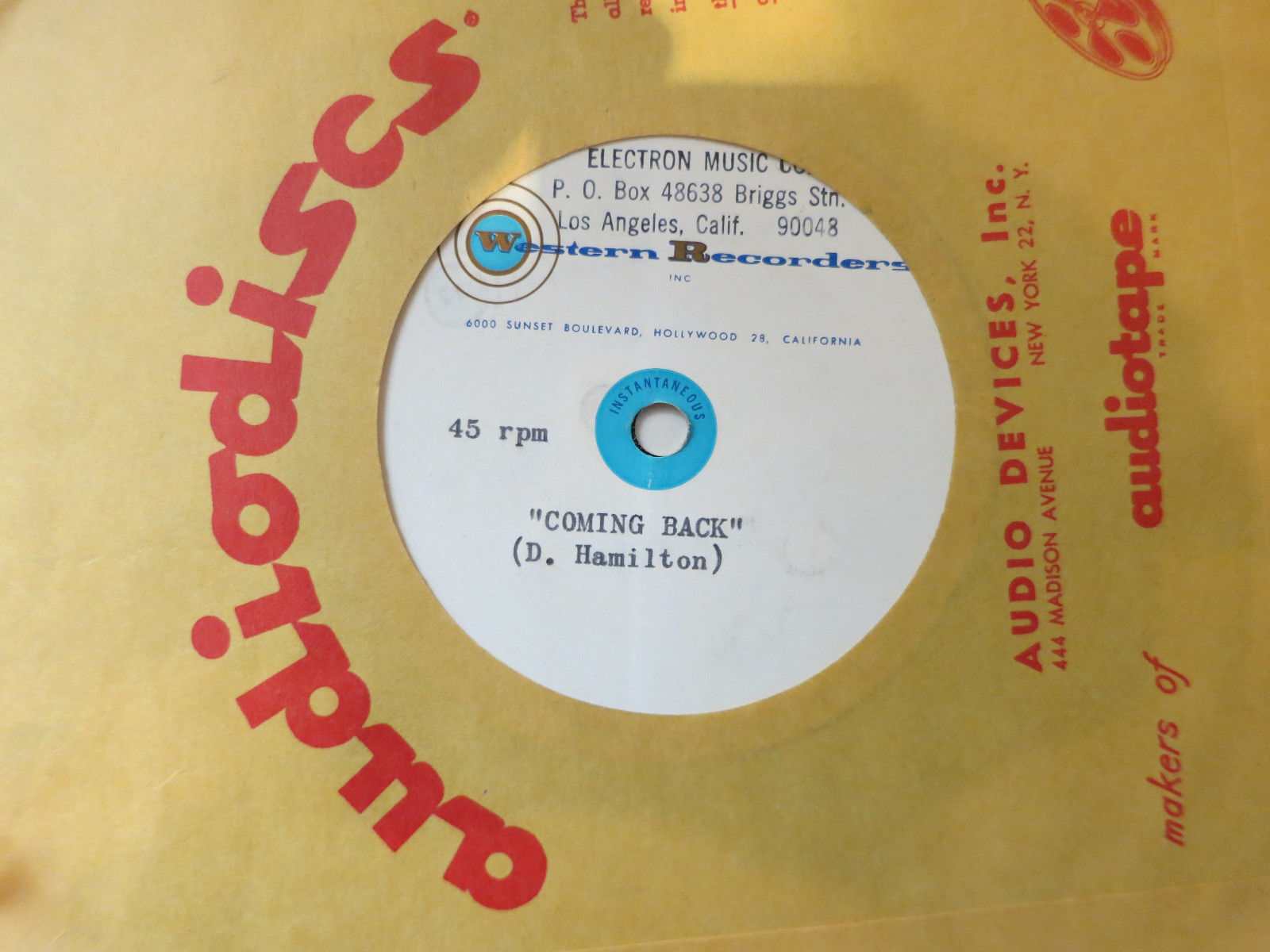 popsike.com - Coming Back Original Danny Hamilton Surf Acetate ...