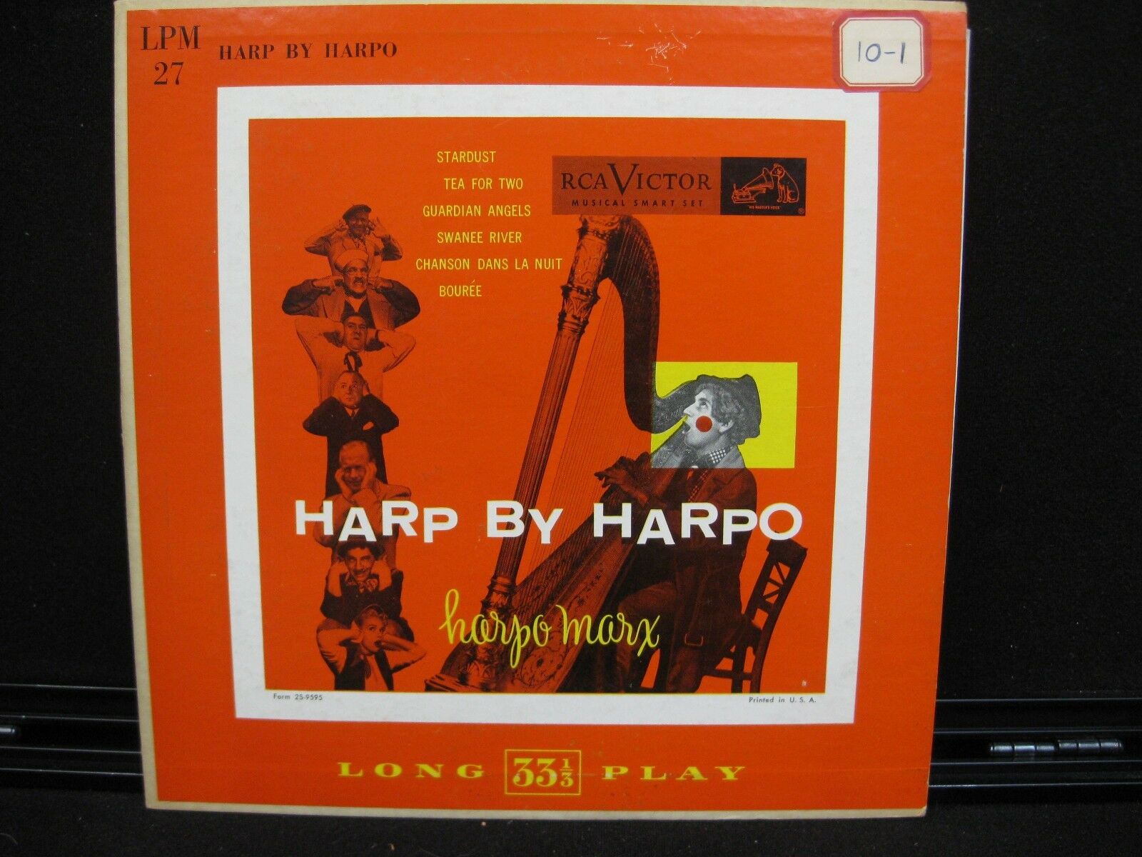 popsike.com - HARPO MARX-HARP BY HARPO 10" RCA LPM 27 LP VINYL ...