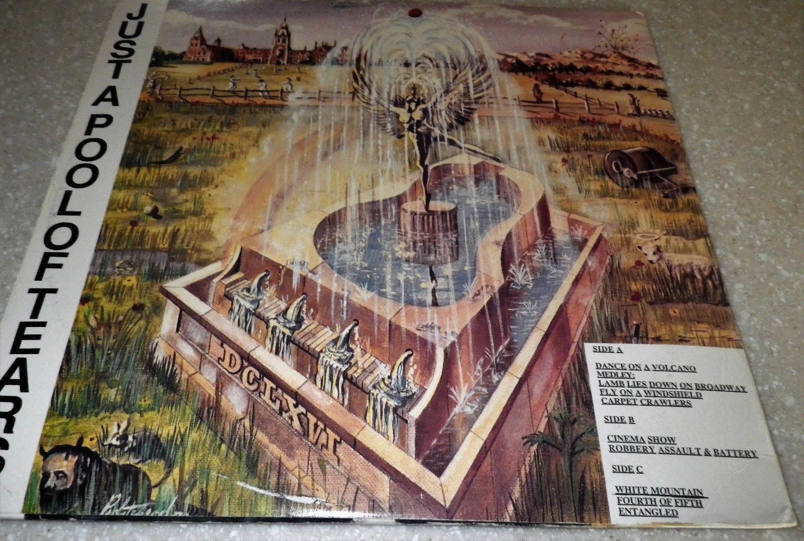 popsike.com - GENESIS - Just A Pool Of Tears - Live Detroit 1976 - 3 LP ...