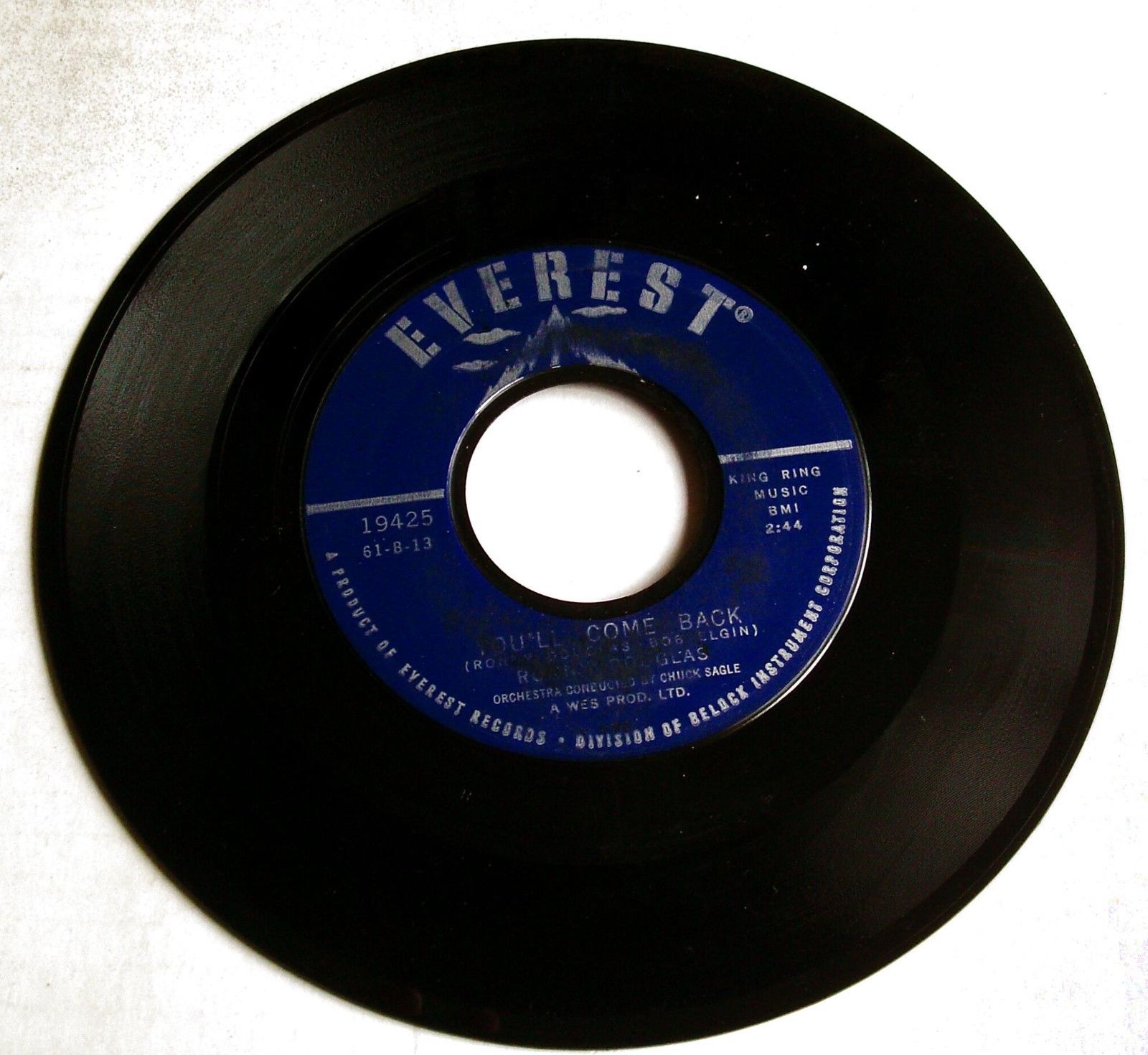 popsike.com - RONNY DOUGLAS "You'll Come Back" NORTHERN SOUL 45 on ...