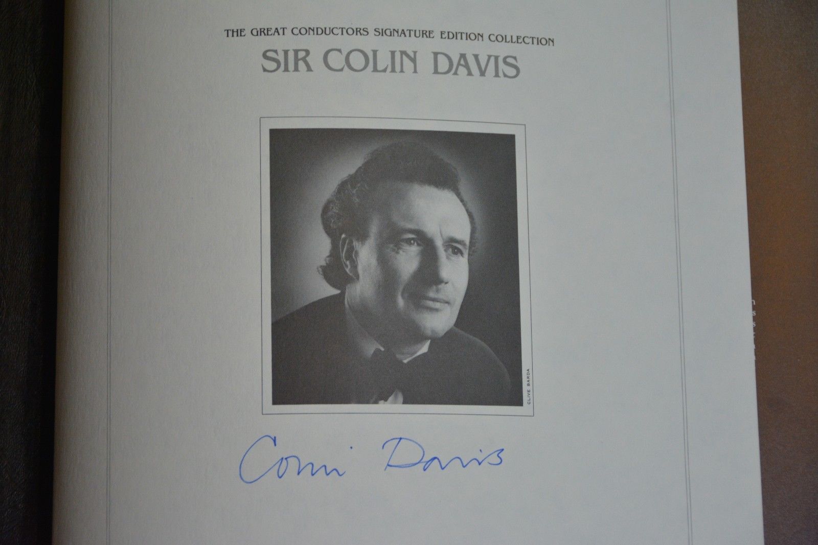 popsike.com - Sir Colin Davis Franklin Mint LIMITED EDITION SIGNED box ...