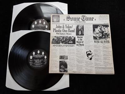 popsike.com - JOHN LENNON Plastic Ono Band Some Time In New York City LP UK 1st Postcard EX+ ...