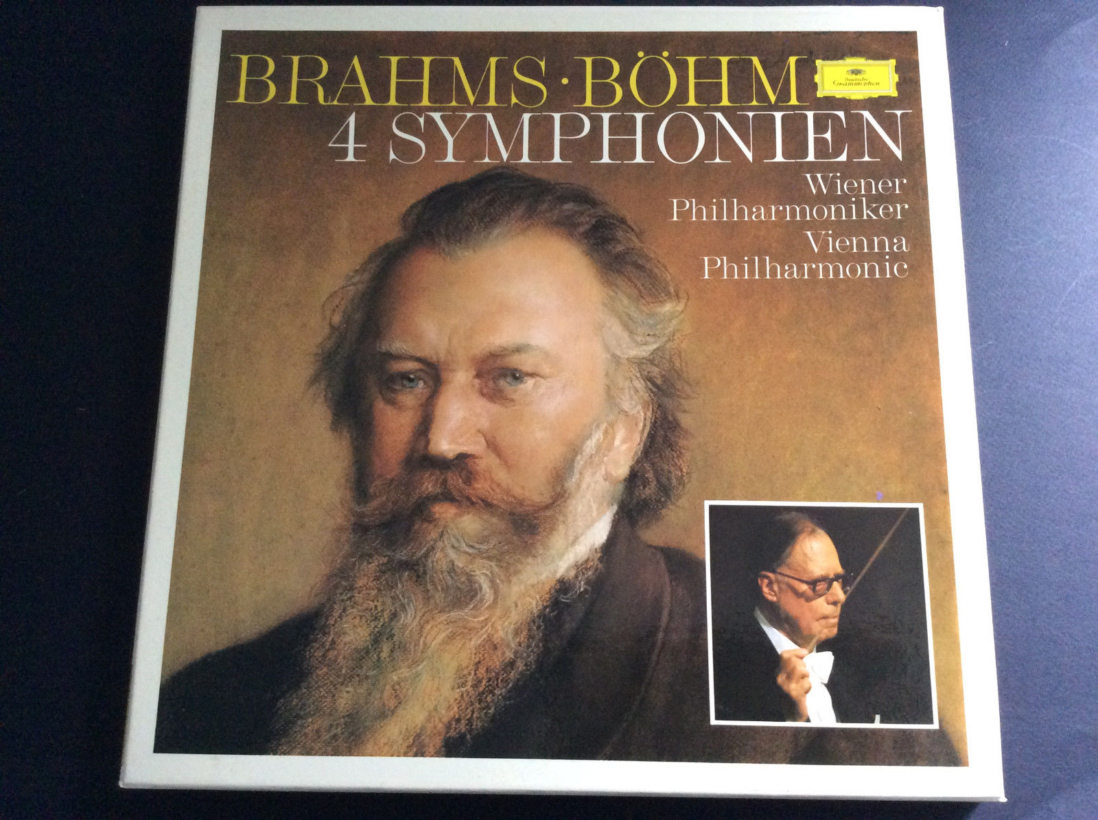 popsike.com - 2740154 DG - Brahms - 4 Symphonies - Karl Bohm - 4x LP Box Set - auction details