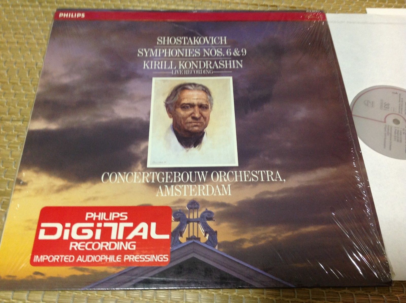 popsike.com - Kondrashin Shostakovich Symphonies Nos. 6 & 9 Philips 412 073-1 LP NM Holland ...