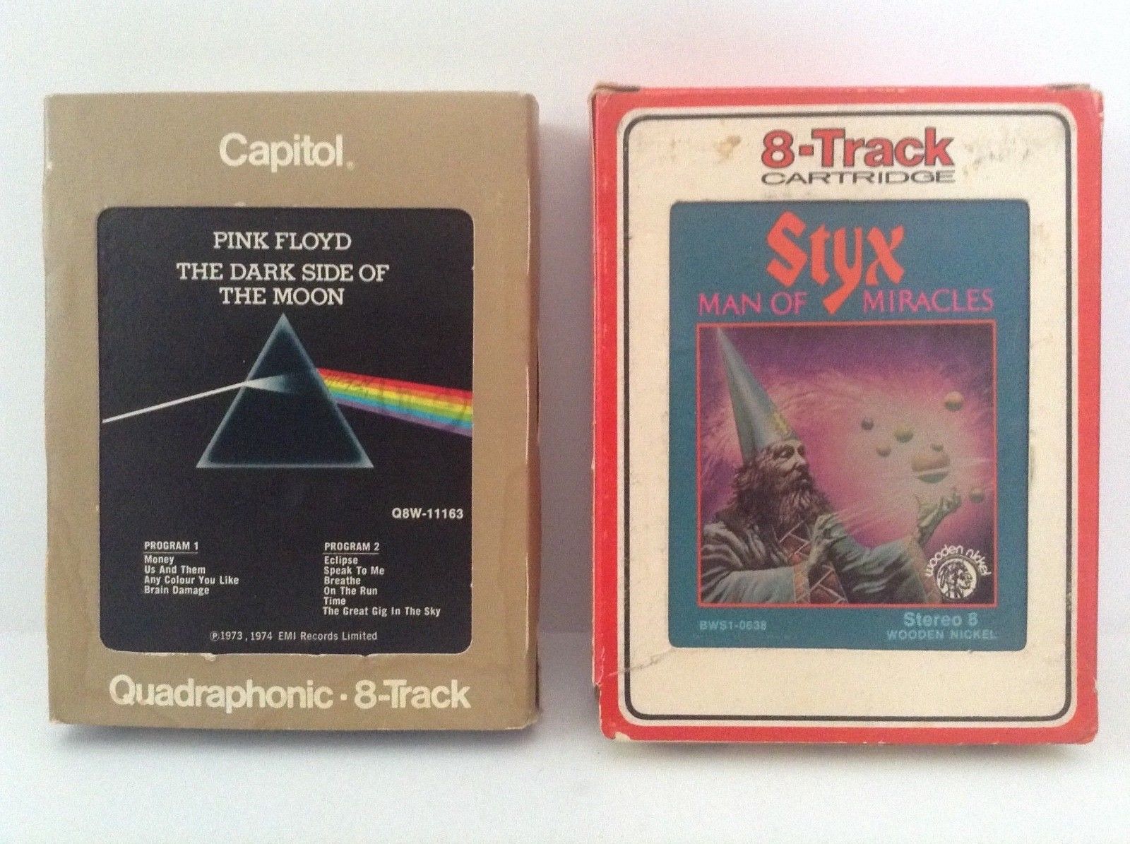 popsike.com - PINK FLOYD "Dark Side of the Moon" Quadraphonic 8 Track ...