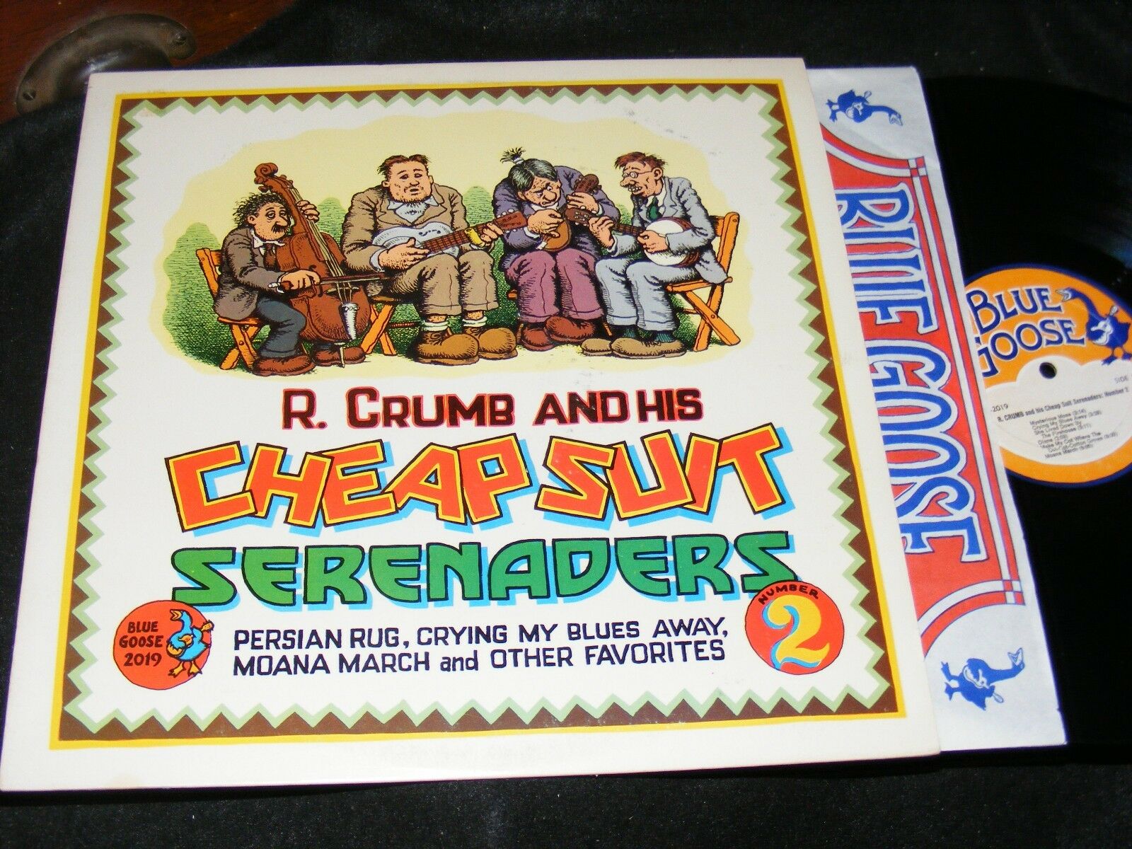 popsike.com - R. Crumb and His Cheap Suit Serenaders Number 2 BLUE ...