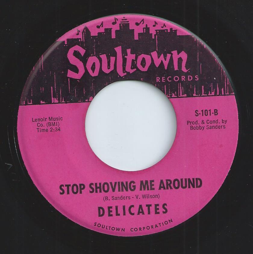 popsike.com - THE DELICATES girl STOP SHOVING ME AROUND 45 northern ...