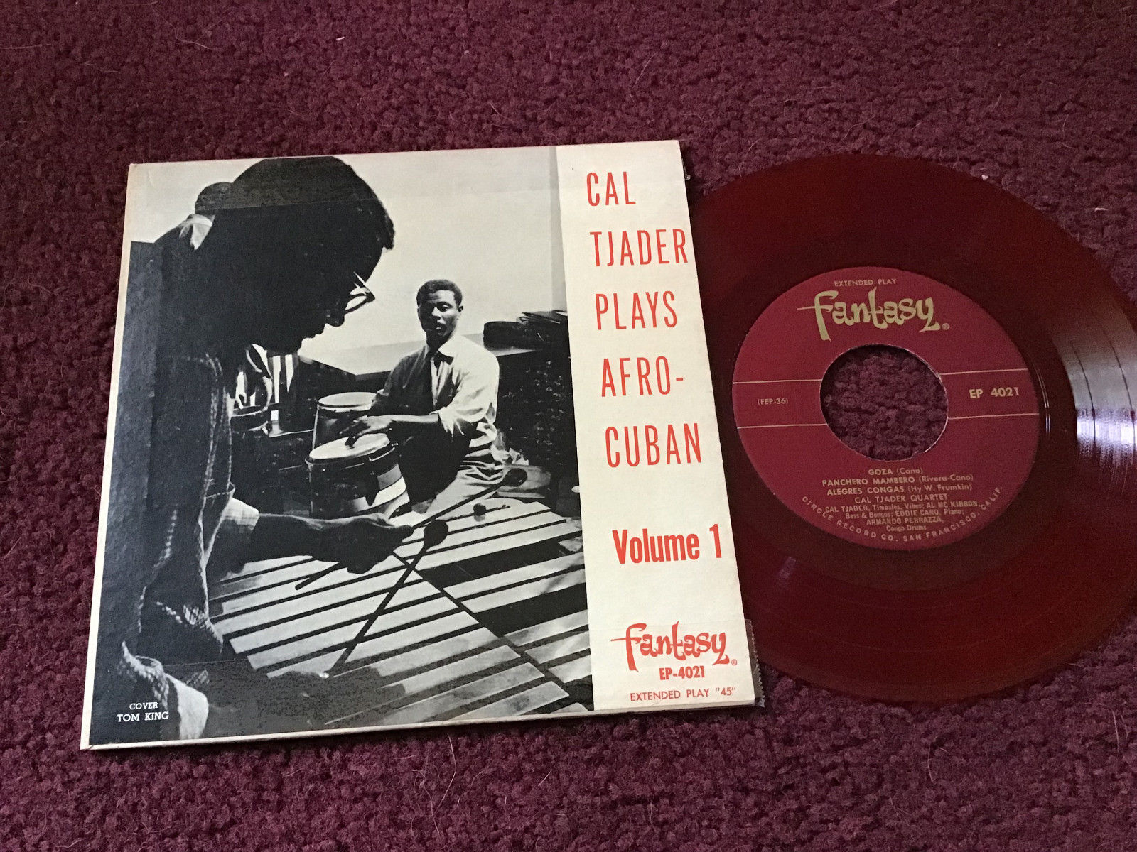 popsike.com - 45 RPM Cal Tjader FANTASY EP 4021 Plays Afro-Cuban JAZZ VG+ - auction details