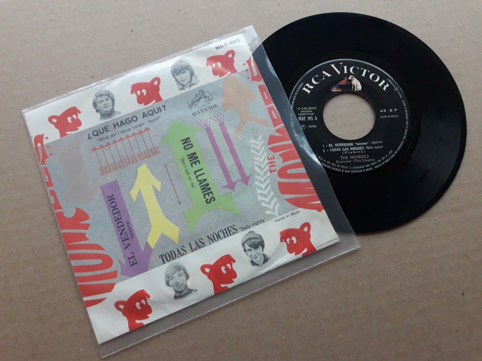 popsike.com - THE MONKEES SALESMAN DAILY NIGHT +2 RARE MEXICAN 7” 45RPM ...