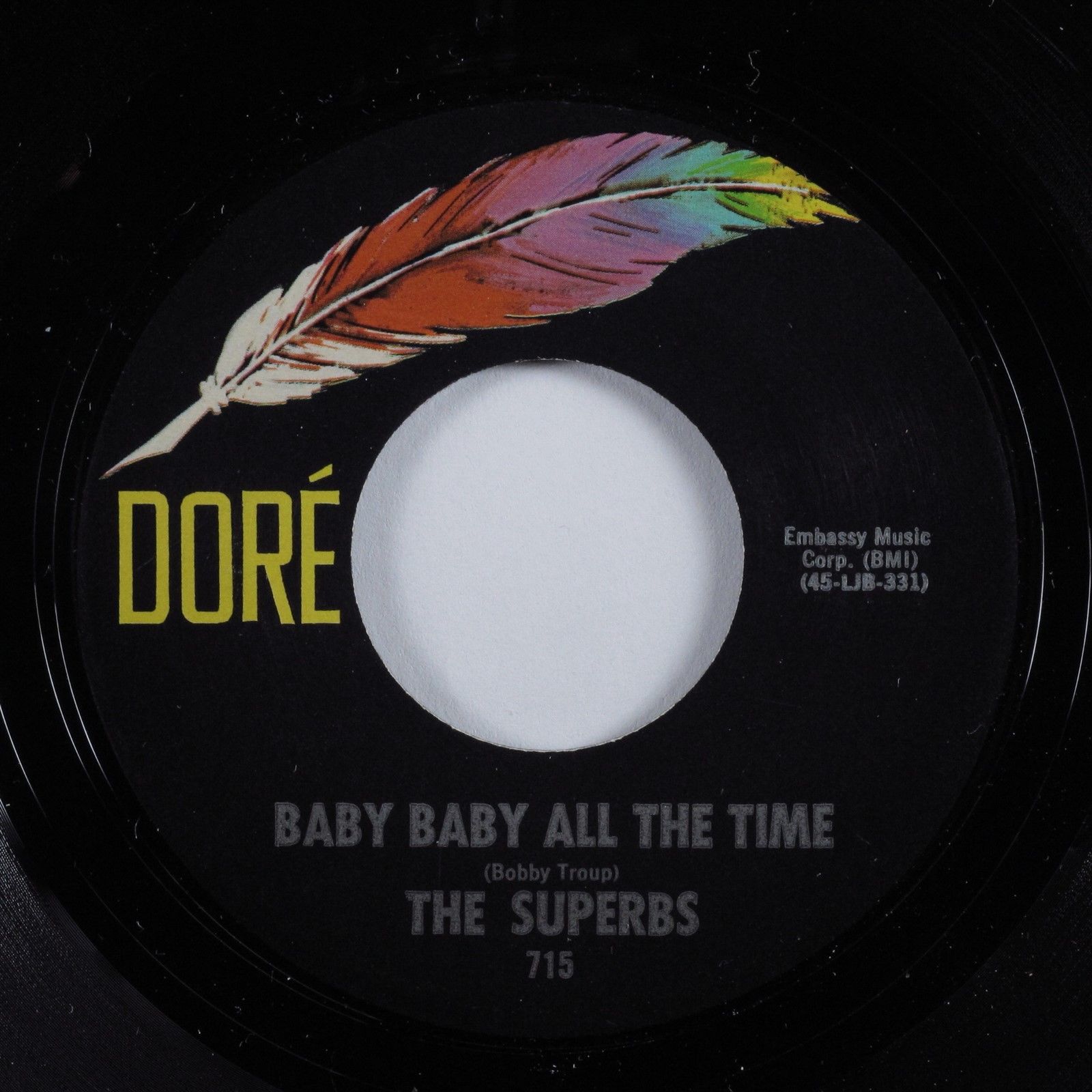 popsike.com - Sweet/Northern Soul 45 SUPERBS Baby Baby All The Time ...